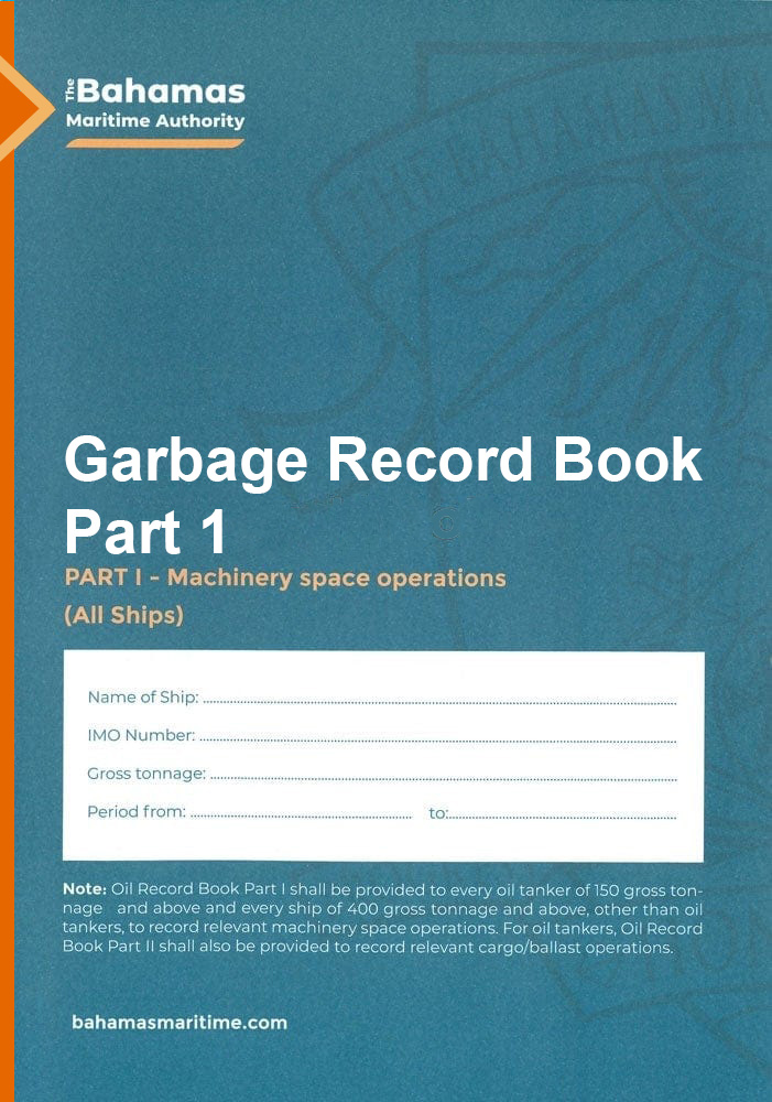 Bahamas Garbage Record Book Part 1 - Bluewater Books and Nautical Charts